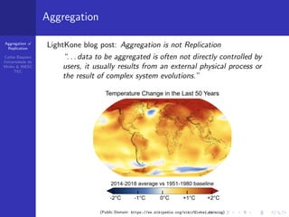 Aggregation is not Replication | PPT
