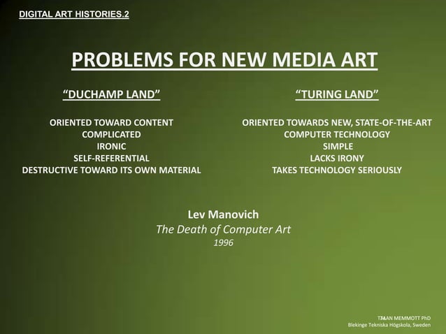 Digital Art History.2 | PPT | Free Download