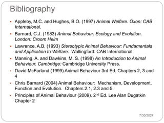 DAH 43 Animal behaviour.pptx animal science | PPTX