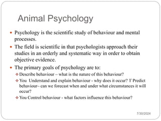 DAH 43 Animal behaviour.pptx animal science | PPTX | Biological ...