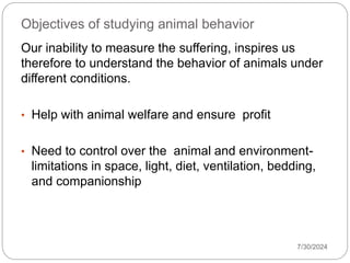 DAH 43 Animal behaviour.pptx animal science | PPTX