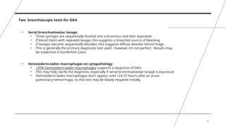 Diffuse Alveolar Hemorrhage and Vasculitis: Pulmonary Renal Syndrome ...