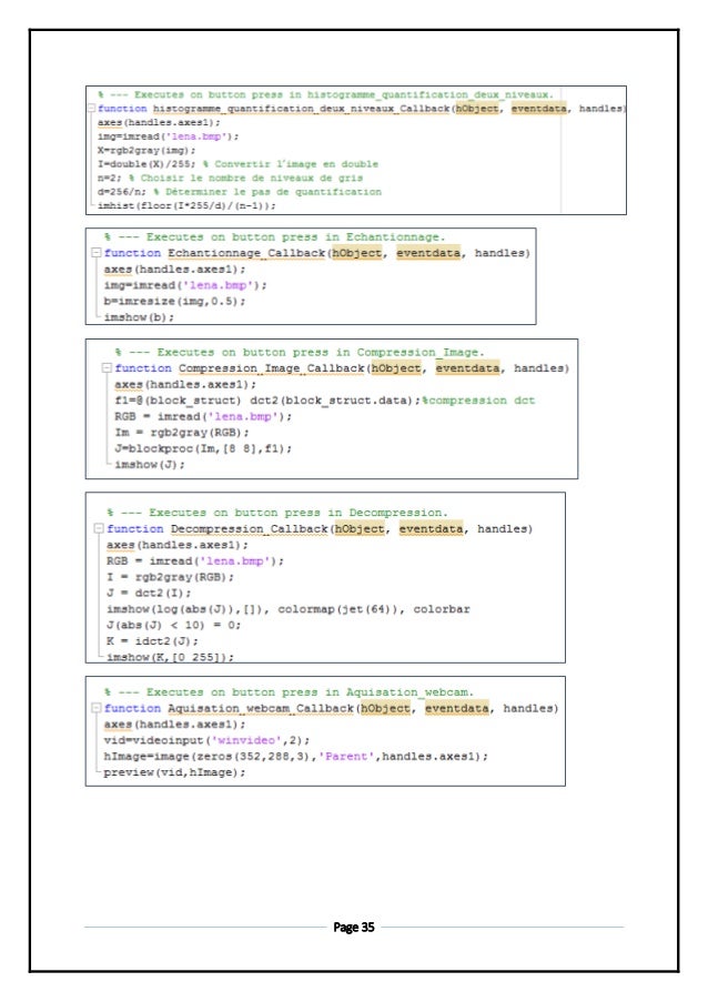 Traitement d'image sous Matlab