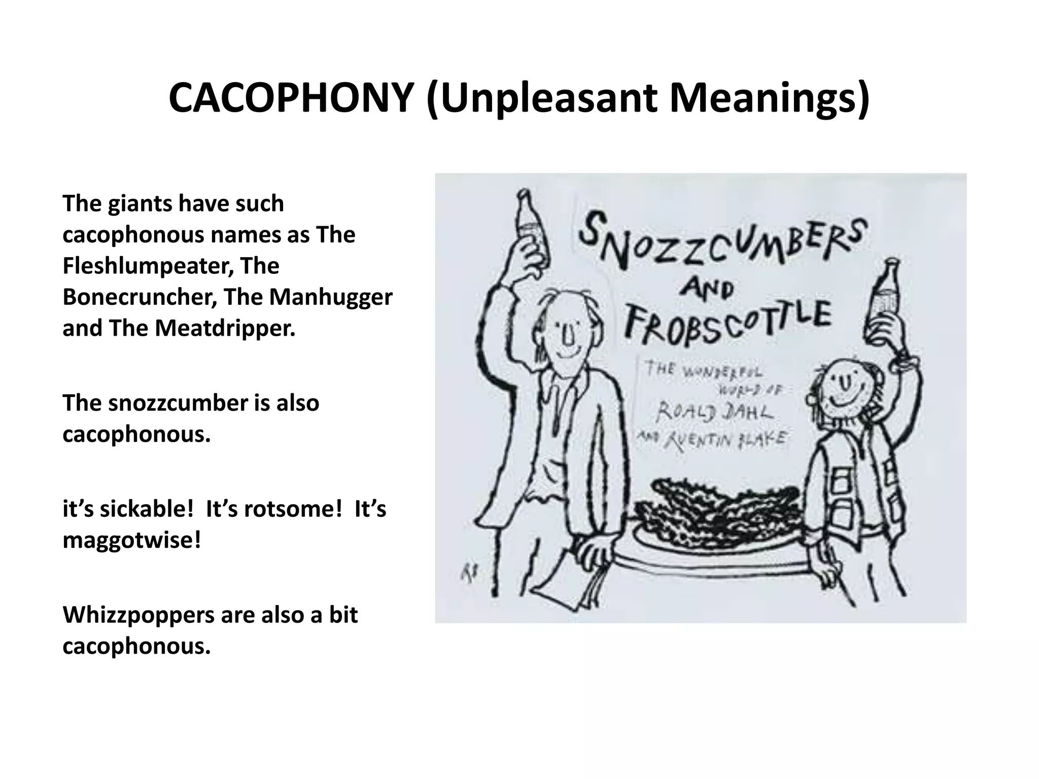 Word Play in Roald Dahl's The BFG: A Study in Schemes and Tropes | PPTX ...