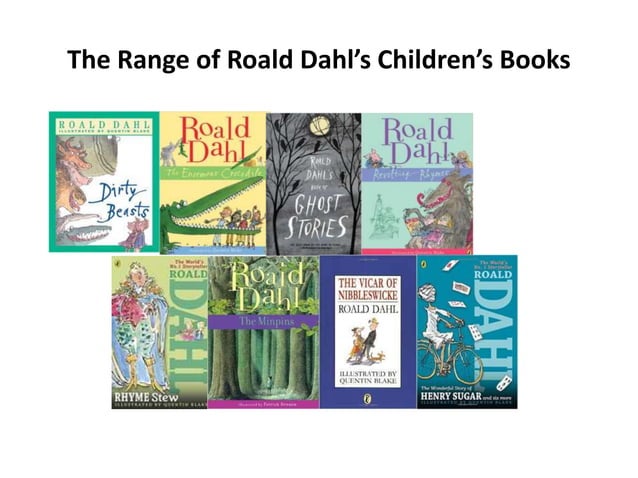 Happy Birthday to Roald Dahl (1916-1990) This is Dahl's 100th Birthday ...