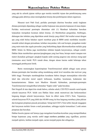 Kepemimpinen Dahlan Iskan | PDF