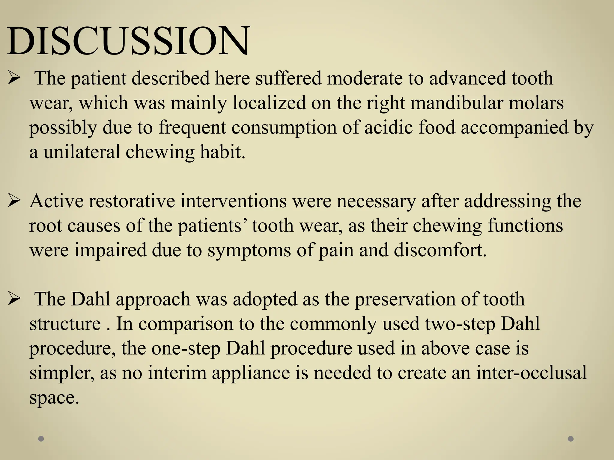DAHL APPROACH a novel technique to raise bite | PPTX