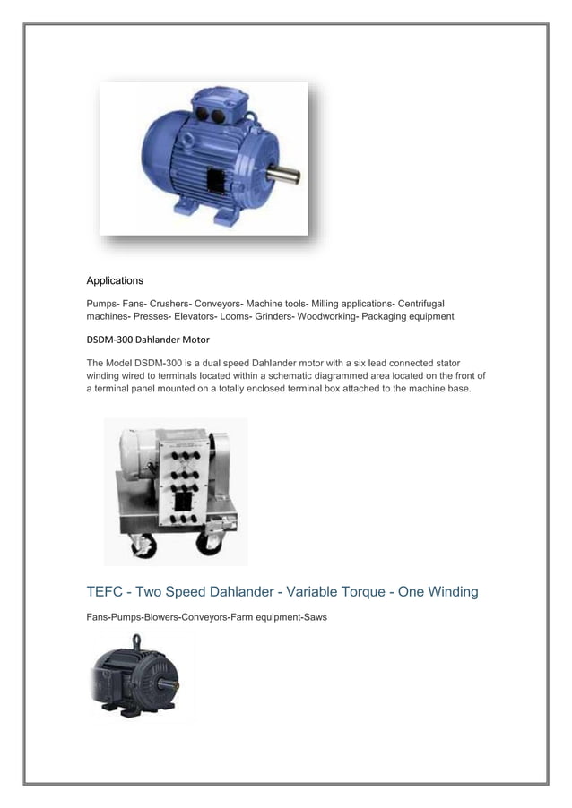 Dahlender motor | PDF