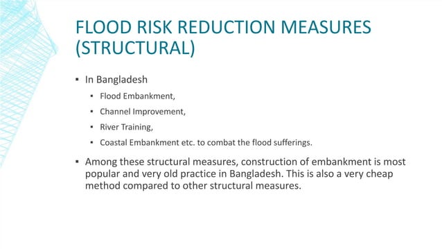 Explain with example the structural and non structural mitigation ...