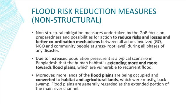 Explain with example the structural and non structural mitigation ...
