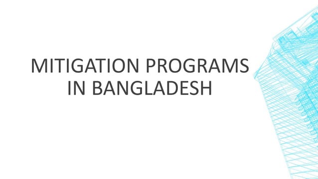 Explain with example the structural and non structural mitigation ...