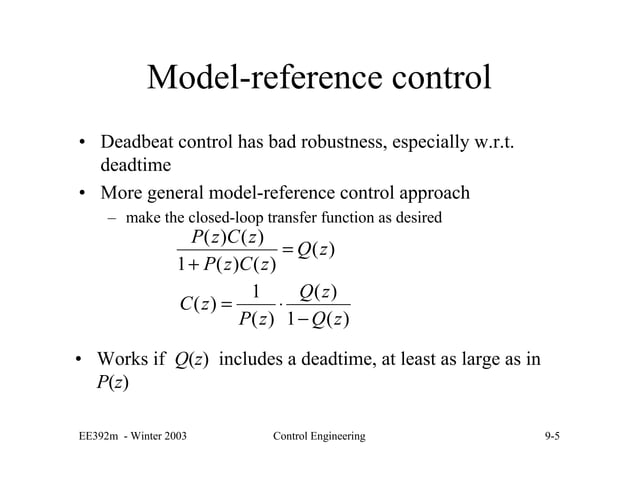 Dahlin algorithm imc | PDF