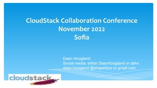 Mentored GSoC Projects At Apache (CloudStack) | PDF