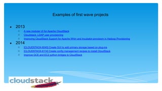 Mentored GSoC Projects At Apache (CloudStack) | PDF