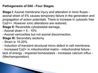 Diffuse axonal injury | PPTX | Death, Injury, or Military Conflict ...