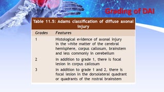 DIFFUSE AXONAL INJURY,CONCUSSION | PPTX