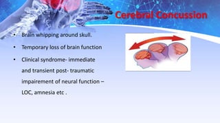 DIFFUSE AXONAL INJURY,CONCUSSION | PPT