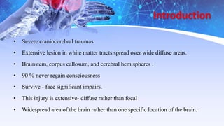 DIFFUSE AXONAL INJURY,CONCUSSION & CONTUSION | PPTX