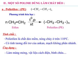Dai cuong polime. vat lieu polime | PPT