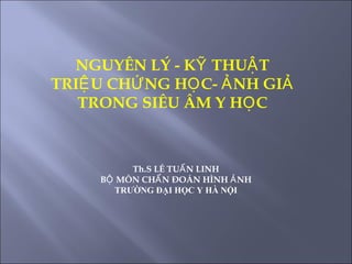Dai cuong sieu am bs lin hday ck 2013 vat ly, nguyen ly cau tao,tien bo, anh gia | PPT