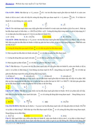 Dai cuong ve_dong_dien_xoay_chieu | PDF