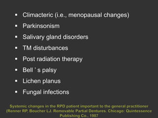 Diagnosis and treatment planning in removable partial denture | PPTX