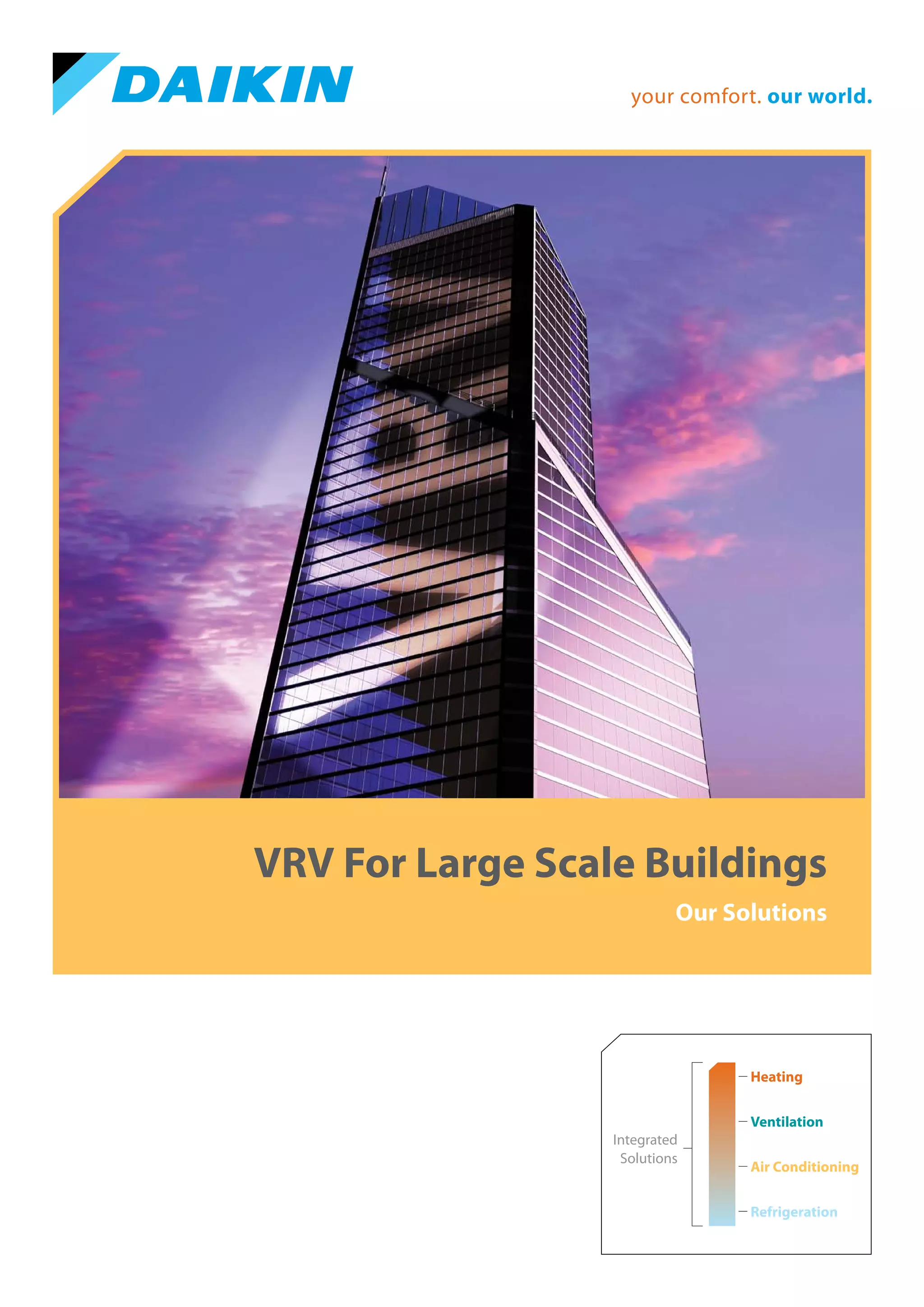 Daikin applied vrv brochure | PDF