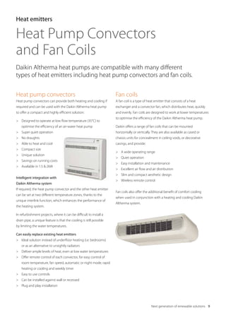 Daikin heating and renewables brochure | PDF