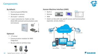 Daikin iCM intelligent chiller manager | PPT