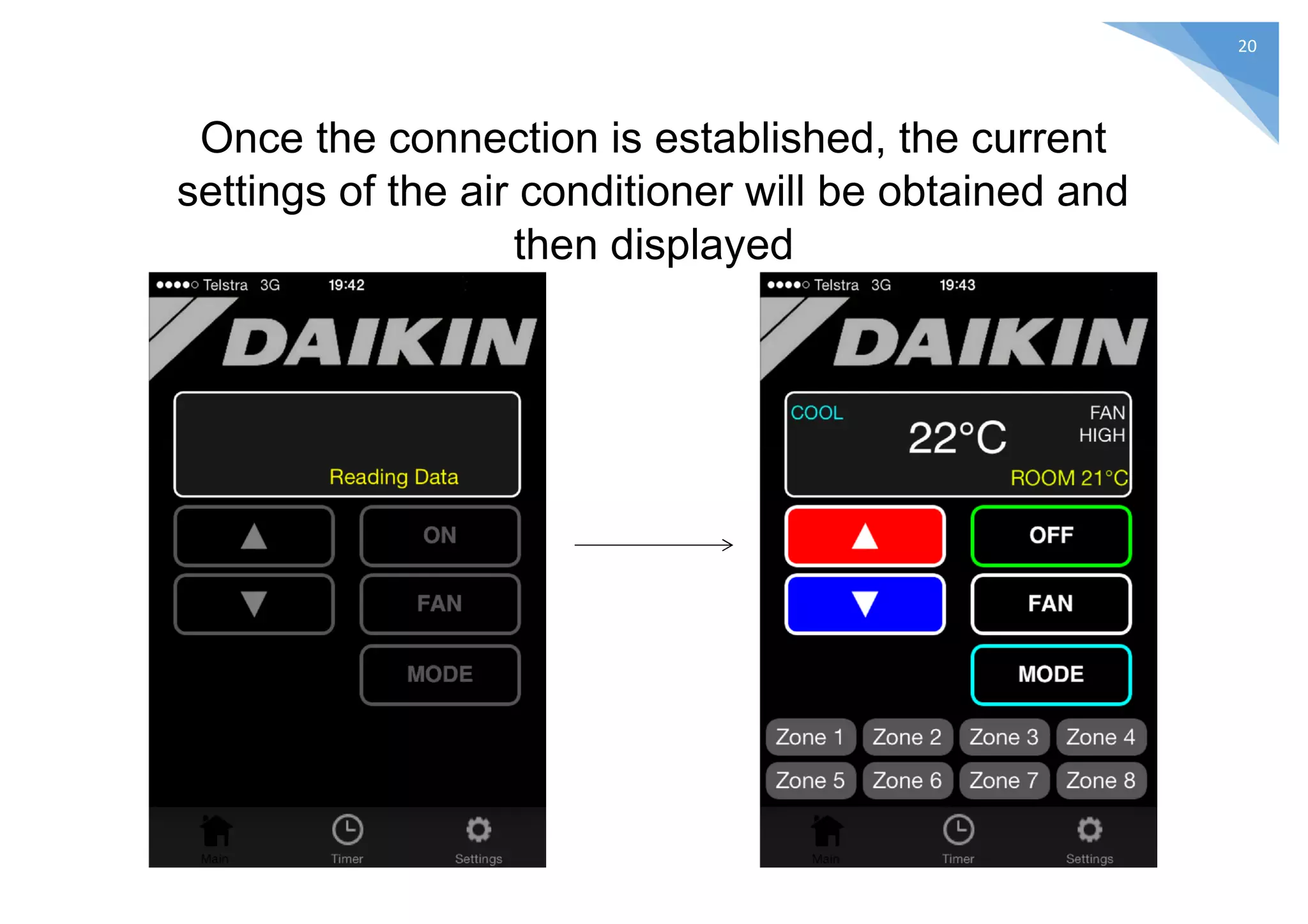 Daikin SKYFi setup instruction Skyfi to local Wi-Fi mode connection | PDF