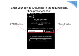 Daikin SKYFi setup instruction Skyfi to local Wi-Fi mode connection | PDF