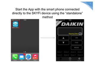 Daikin SKYFi setup instruction Skyfi to local Wi-Fi mode connection | PDF