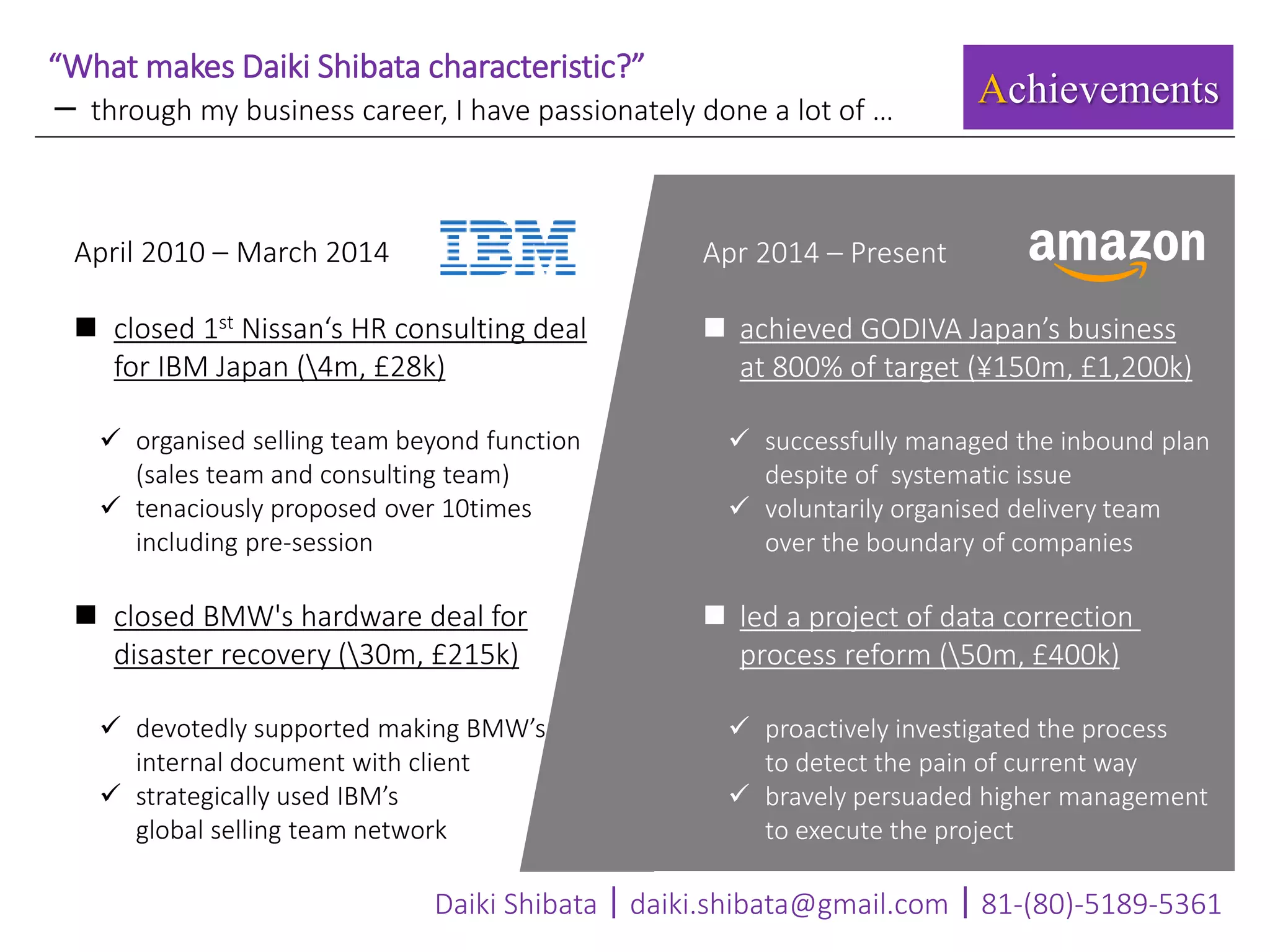 Presentation for Alliance Manchester Business School - Daiki shibata | PPT