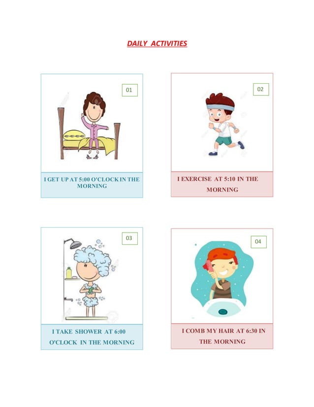 Daily activities-exercises | PDF