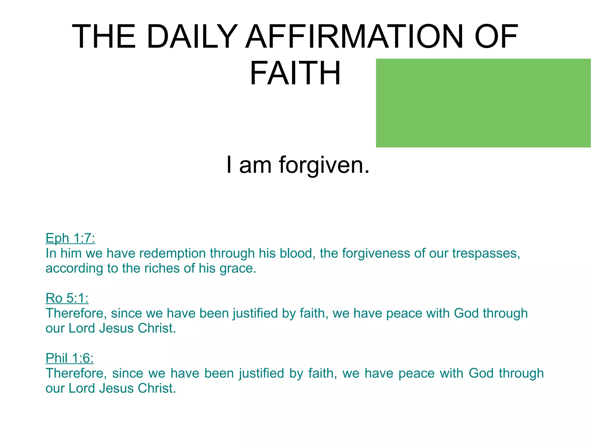 Daily Affirmations | ODP