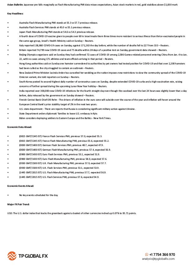 Daily analysis-report-january-24-2022 | PDF