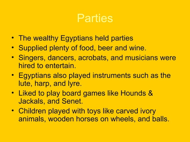 Daily Life Ancient Egypt | PPT