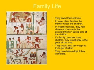 Ancient Egyptian Children Daily Life