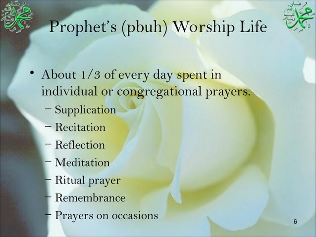 Daily-Life-of-the-Prophet His characters | PPT