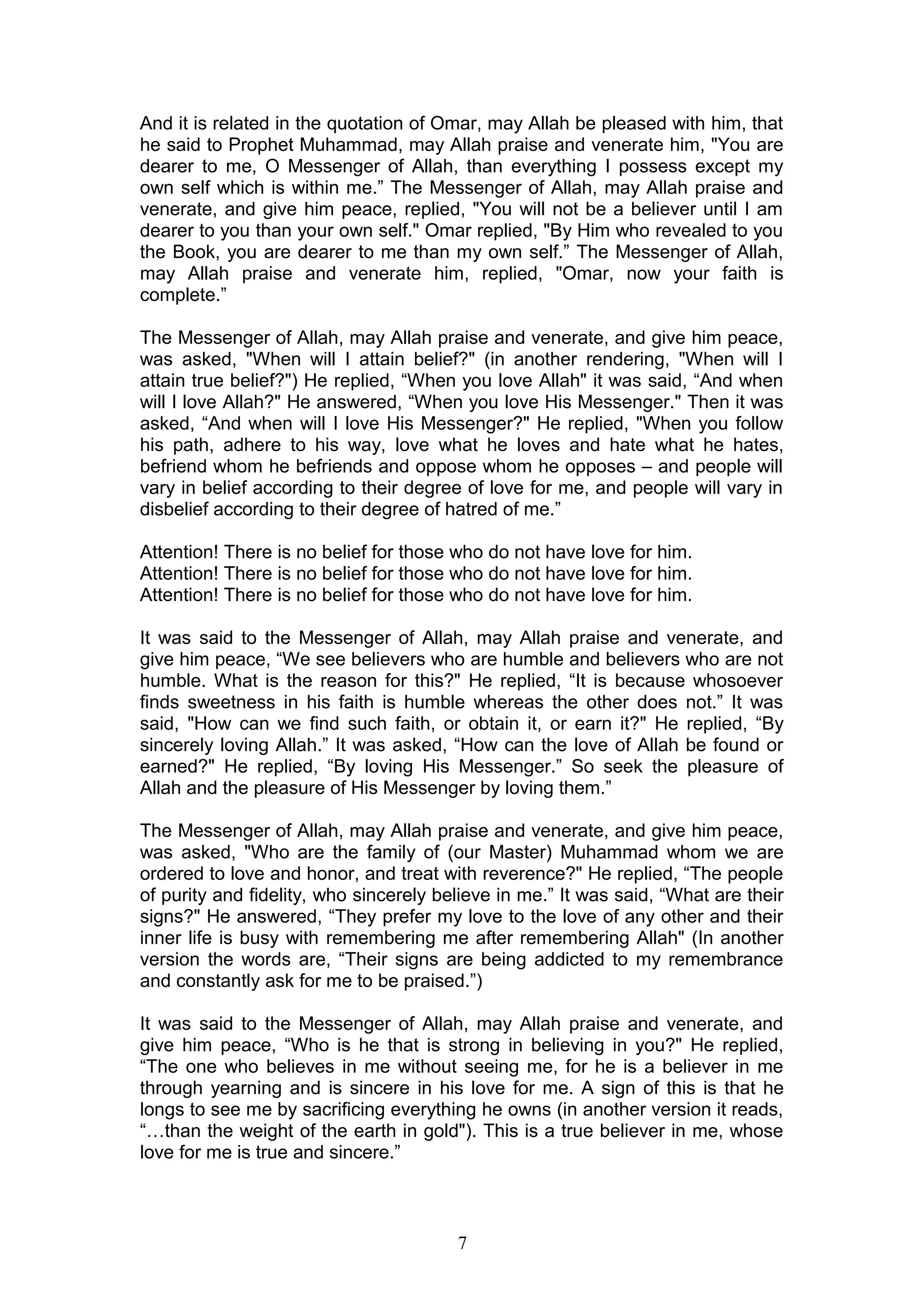 The English poem of praising the Prophet by Jazuli known as Dalail | PDF