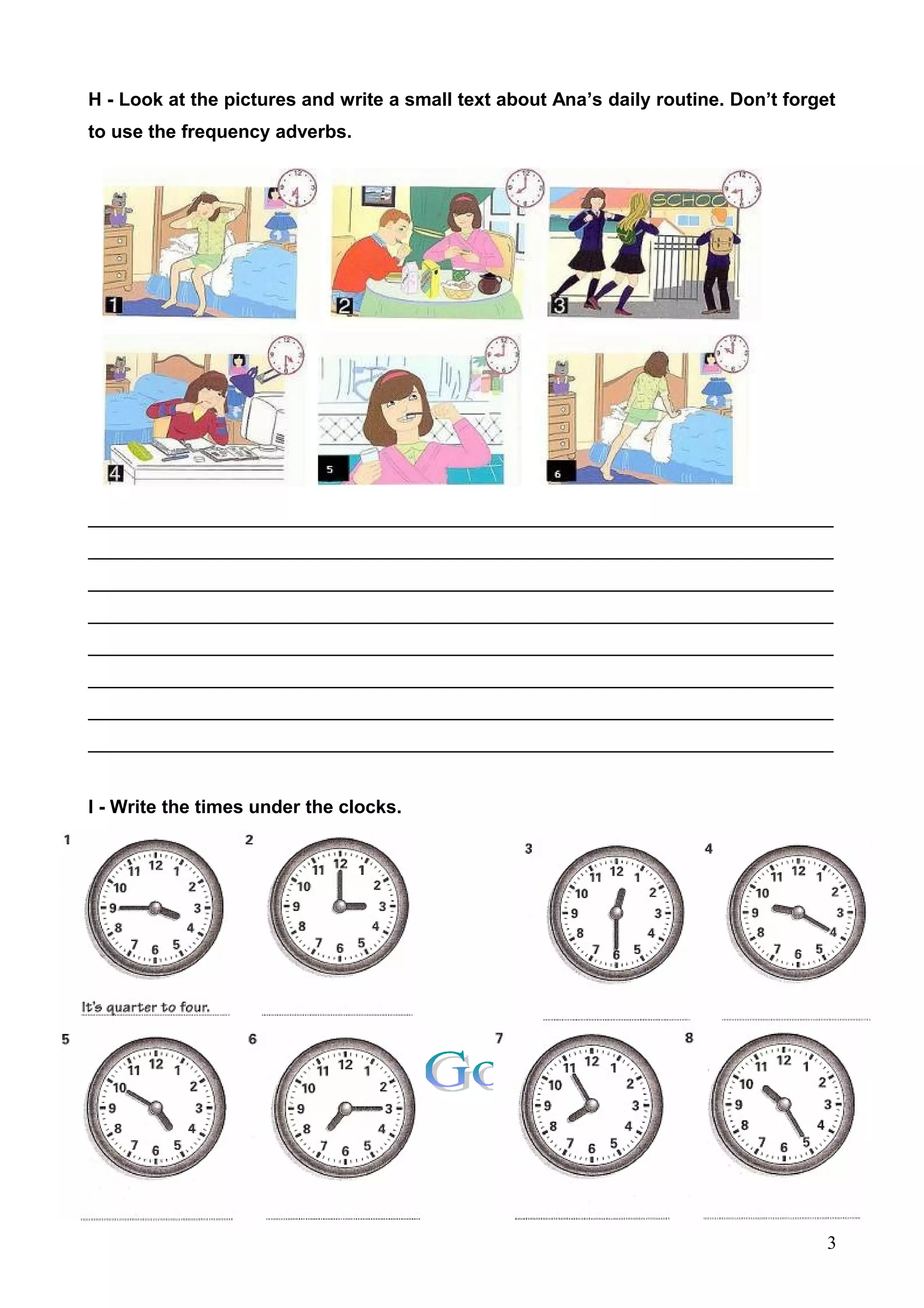 Daily routine-and-present-simple | DOC