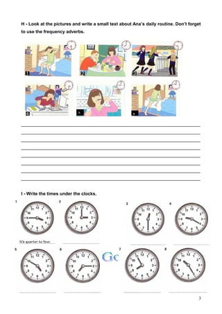 Daily routine-and-present-simple | PDF