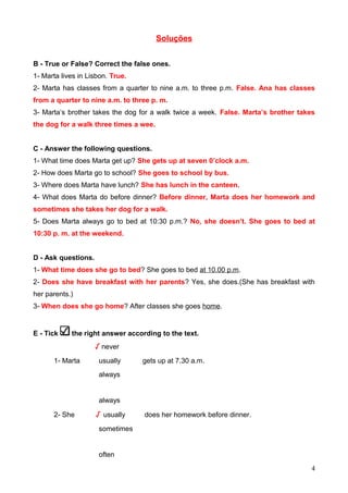 Daily routine-and-present-simple | PDF