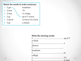 Daily routines | PPSX | Food & Drink