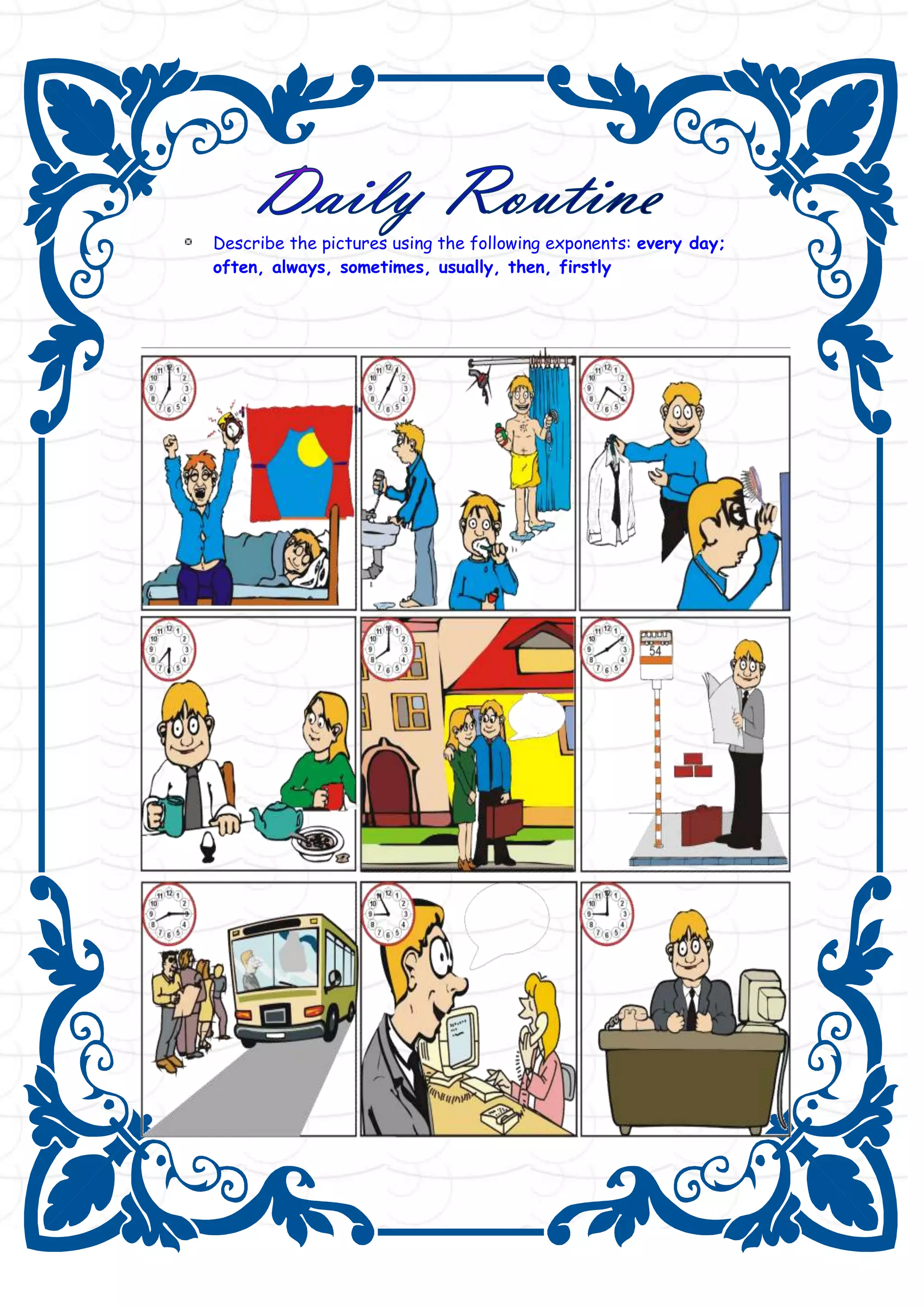 Daily routines-frenquency-adverbs | DOCX