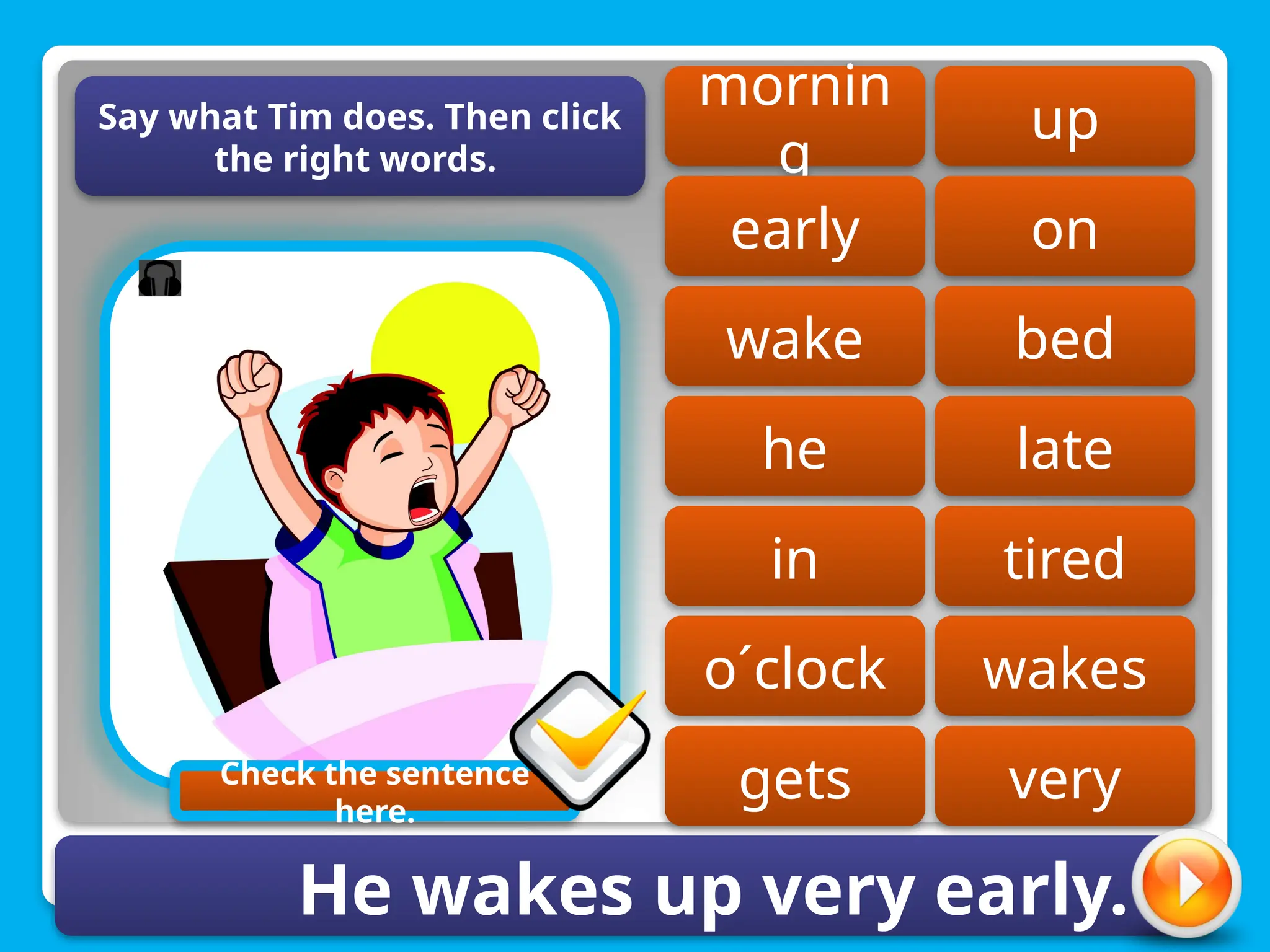daily routines for simple present tenses | PPT