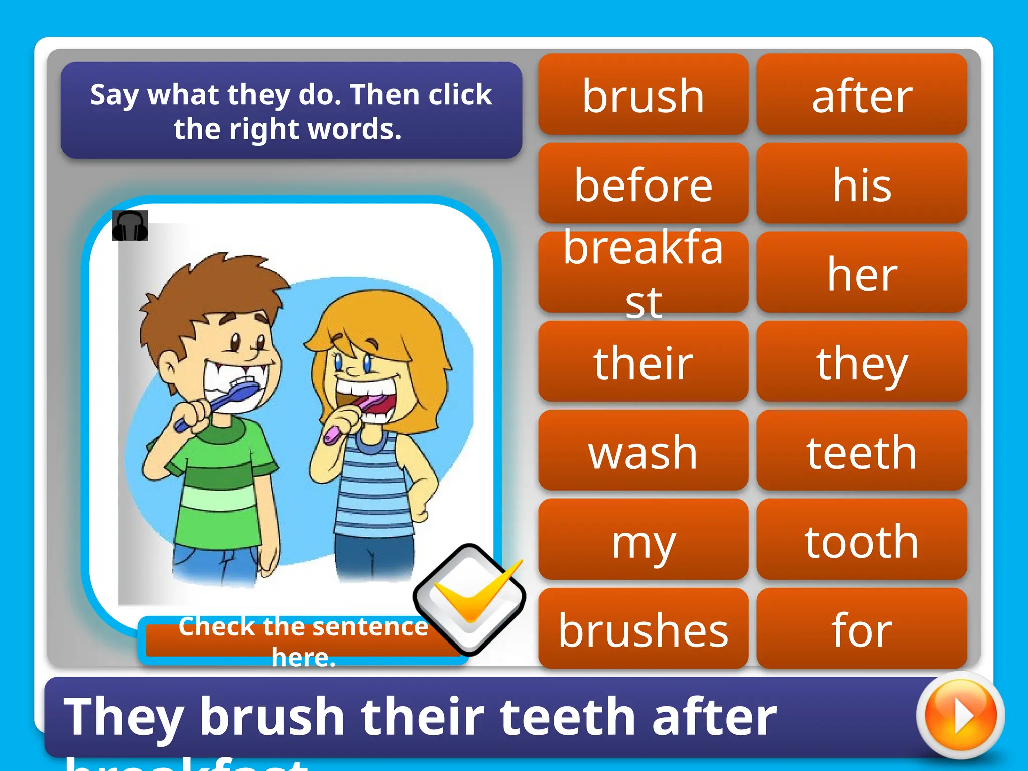 daily routines for simple present tenses | PPT