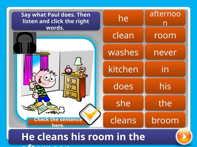 daily routines for simple present tenses | PPT
