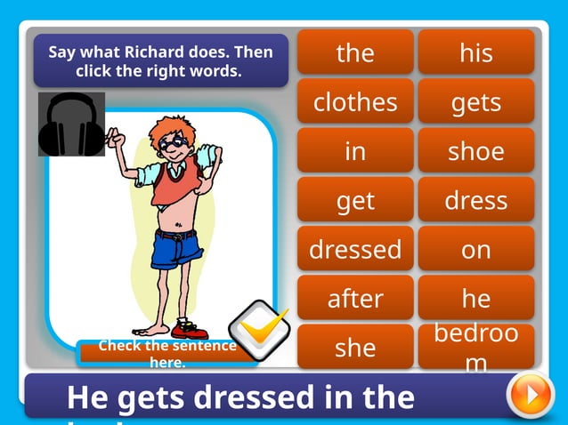 daily routines for simple present tenses | PPT