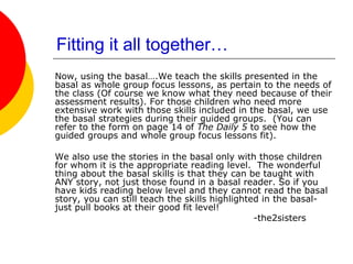 Daily 5 power point - Presentation/Summary by Susan Tegen | PPT